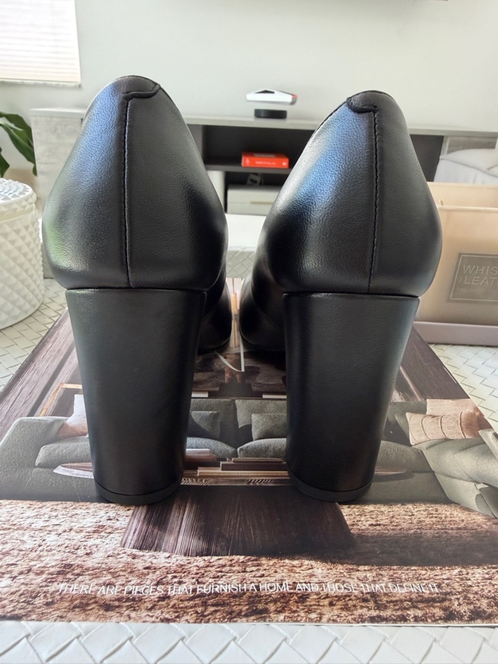 CHANEL | Shoes | Chanel Ss 26 Blazy Black Lambskin Square Toe Cc Logo ...